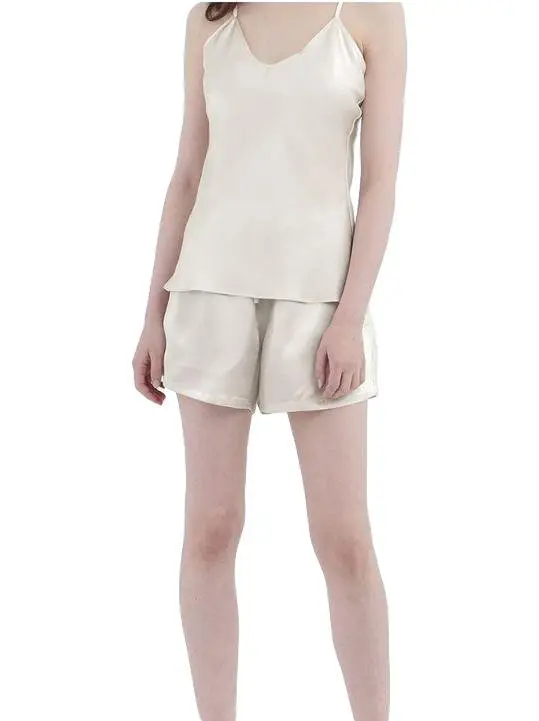 FOO TOKYO Silk Short Pants - White