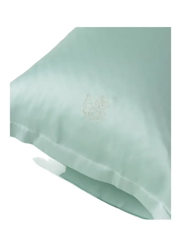 FOO TOKYO Silk Pillow Case - Green