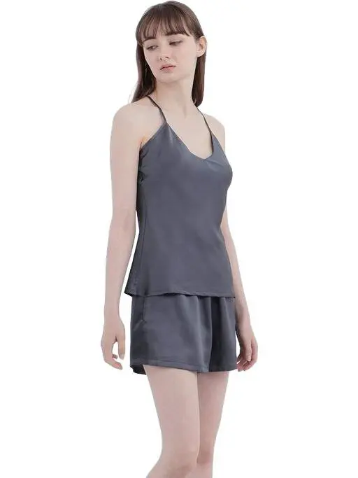 FOO TOKYO Silk Camisole - Charcoal