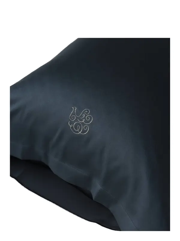 FOO TOKYO Silk Pillowcase - Navy