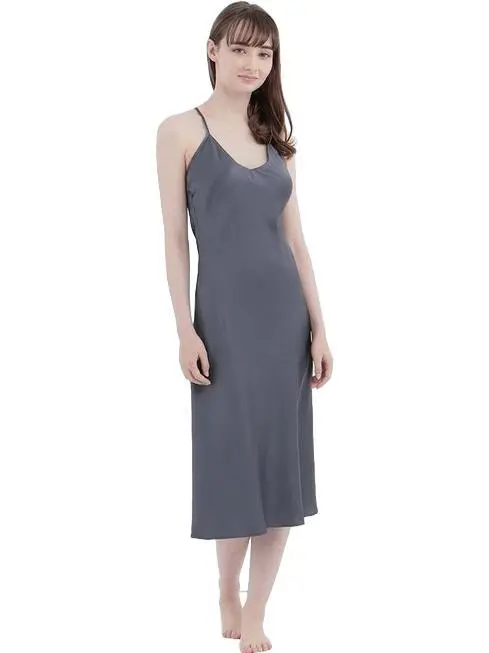 FOO TOKYO Silk Dress - Charcoal