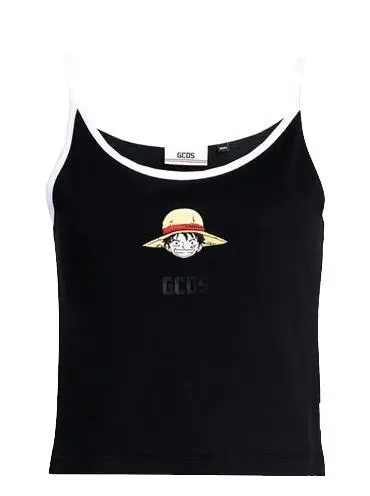 Gcds Cotton Tank Top - Black