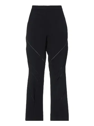 High Flared Leg Pants - Black