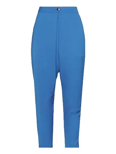 DENNY ROSE Tapered Satin Trousers - Blue