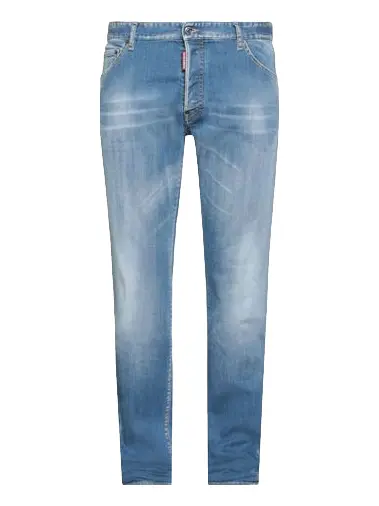 Dsquared2 Jeans In Denim With Logo - Blue