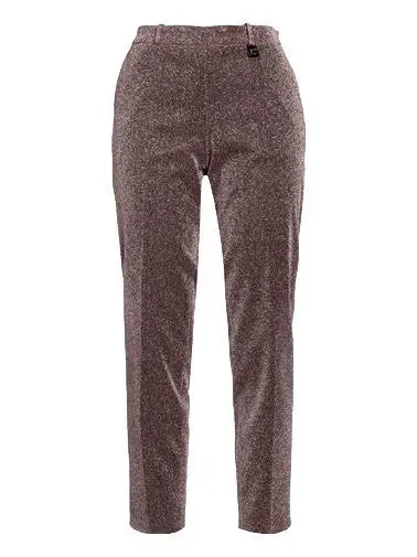 GAËLLE PARIS Tapered Lamé Pants - Magenta