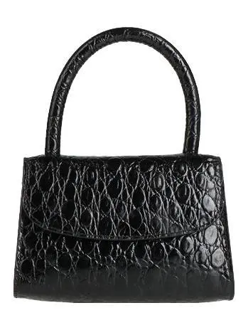 By Far Cow Leather Handbag - Black