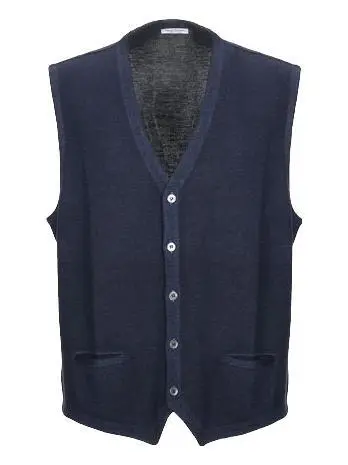 GRAN SASSO Vintage Virgin Wool Cardigan - Blue