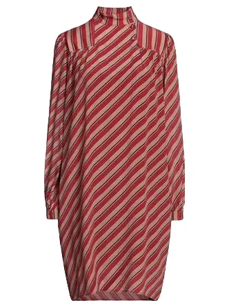 KATIA GIANNINI Mini Dress In Viscose, Silk, And Polyester - Red