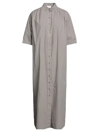 8PM Cotton Shirt Dress - Grey
