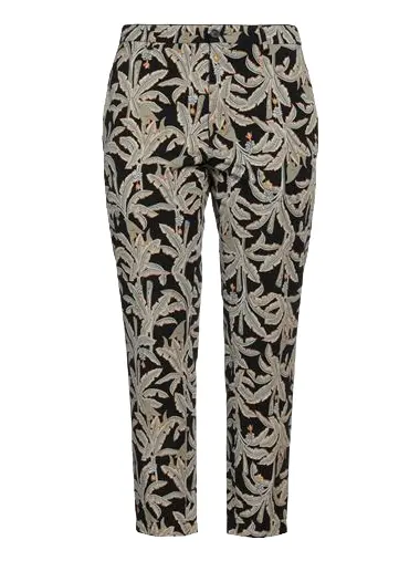 DEPARTMENT 5 Floral Print Tapered Chinos - Black