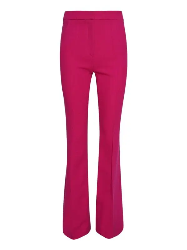 SERGIO HUDSON Classic Flare Trousers - Peony Pink