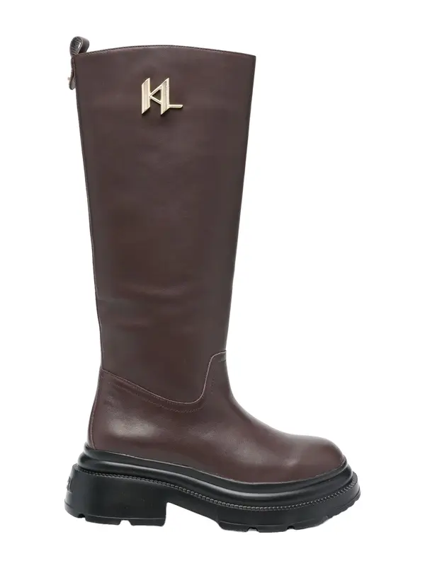 Karl Lagerfeld Danton Knee-high Boots - Brown