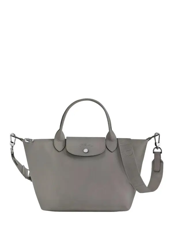 Longchamp Le Pliage Logo-strap Bag - Grey