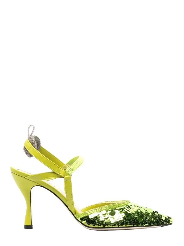 Fendi Point-toe Pumps - Green