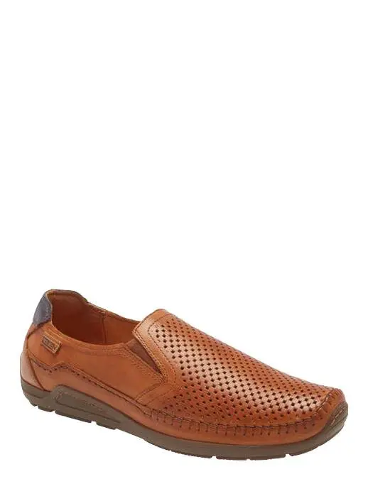 Pikolinos Azores Leather Driving Shoe - Brandy Leather
