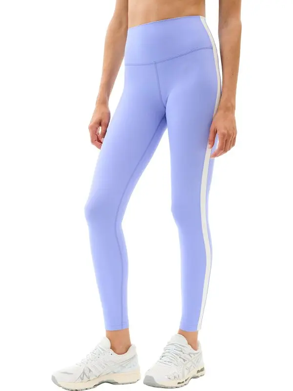 Splits59 Clare High Waist Rigor 7/8 Legging - Purple Haze/white