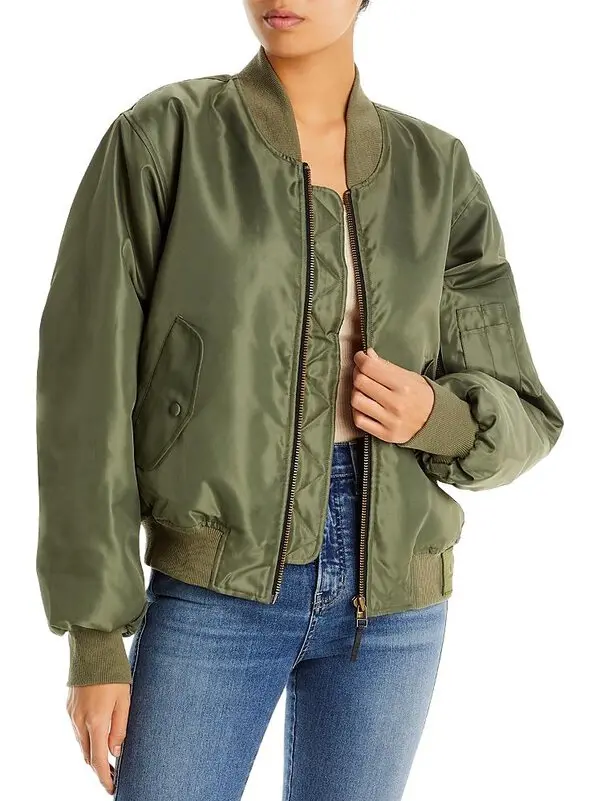ANINE BING Leon Bomber Jacket - Army Green