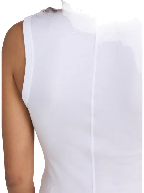 Enza Costa Supima Cotton Essential Tank - White