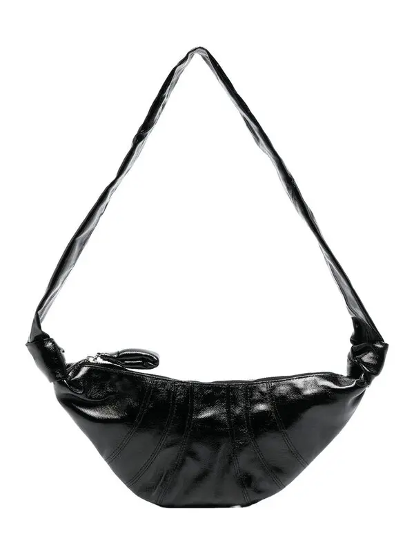 LEMAIRE Croissant Crossbody Bag - Black