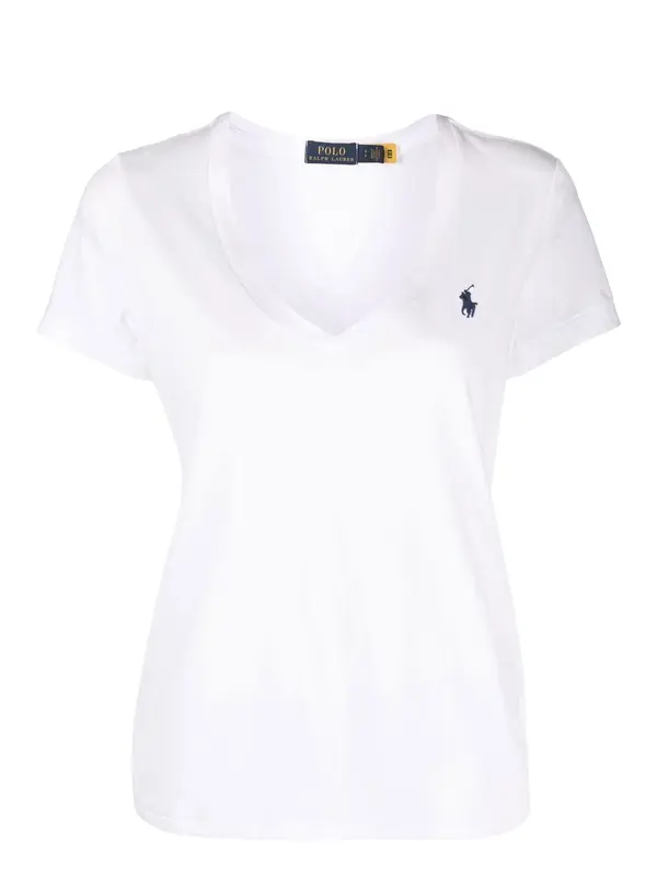 Polo Ralph Lauren Polo Pony V-neck T-shirt - White