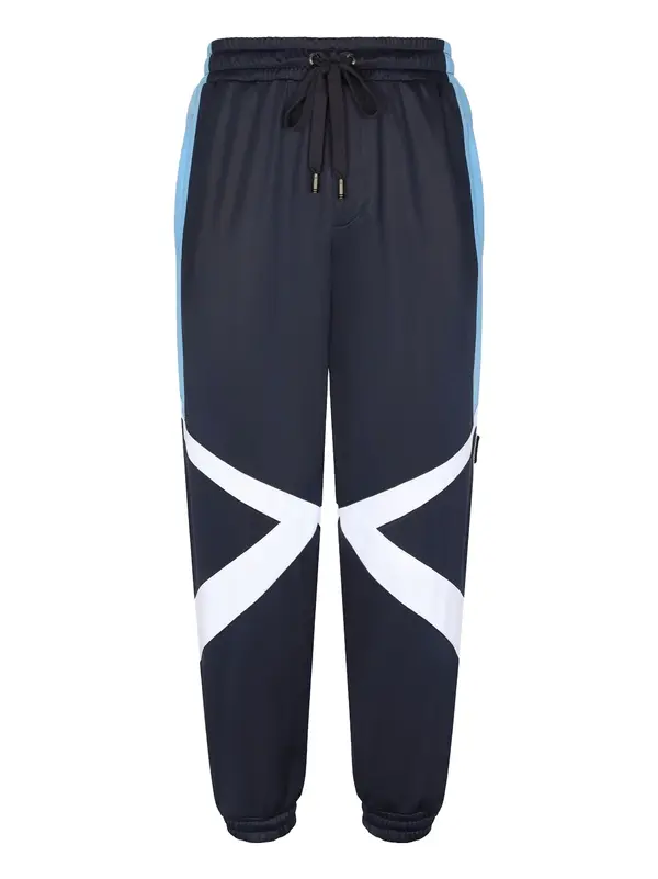 Dolce & Gabbana Colour-block Track Pants - Blue