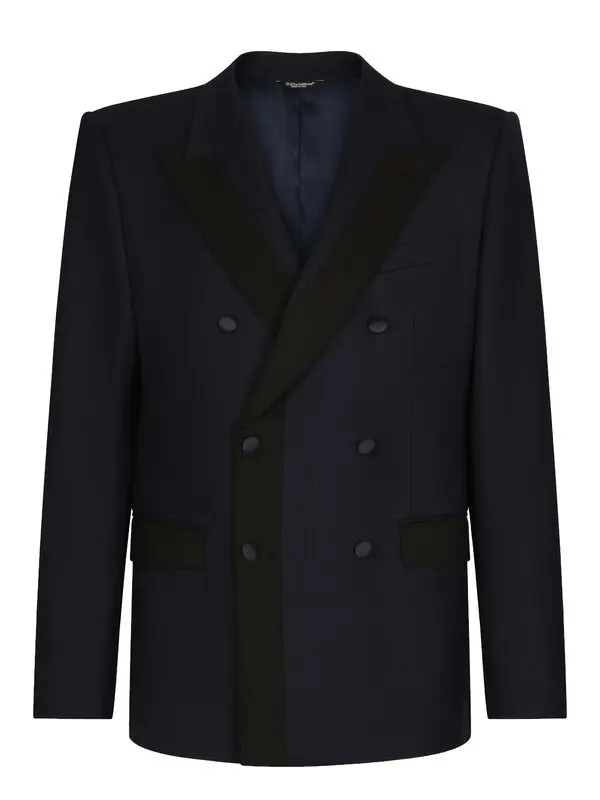 Dolce & Gabbana Sicilia-fit Double-breasted Blazer - Blue
