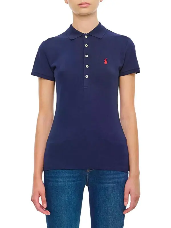 Polo Ralph Lauren Logo-embroidered Slim-fit Polo Shirt - Green