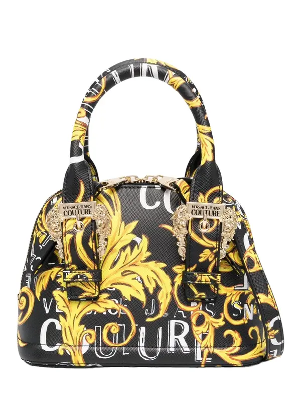 Versace Barocco Print Mini Tote - Black