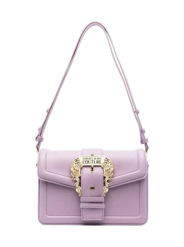 Versace Logo-plaque Crossbody Bag - Purple