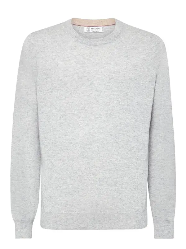 Brunello Cucinelli Cashmere Crew-neck Jumper - Grey