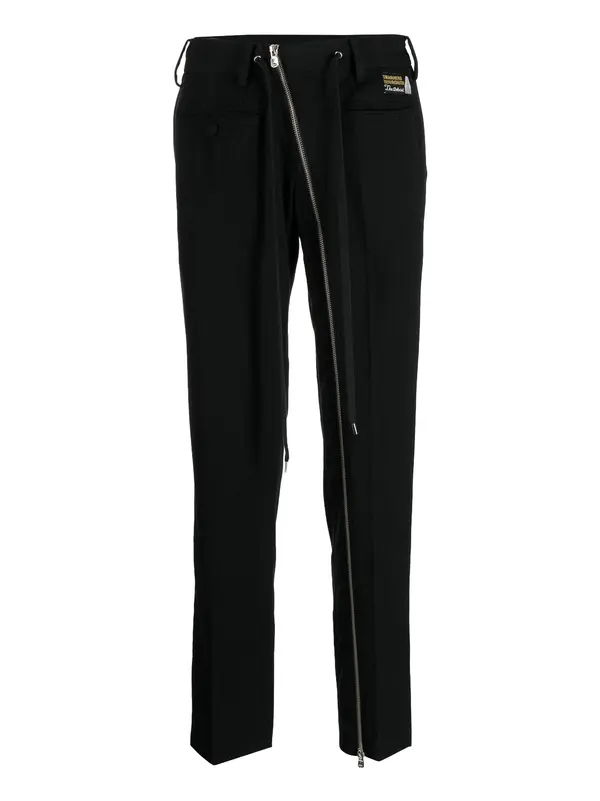 TAKAHIROMIYASHITA THESOLOIST. Zip Detail Tailored Trousers - Black