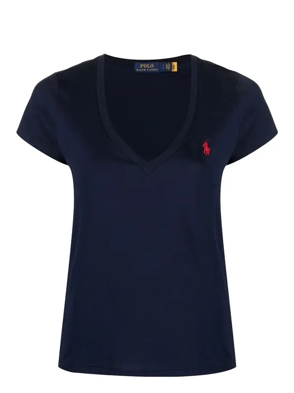 Polo Ralph Lauren Polo Pony V-neck T-shirt - Blue