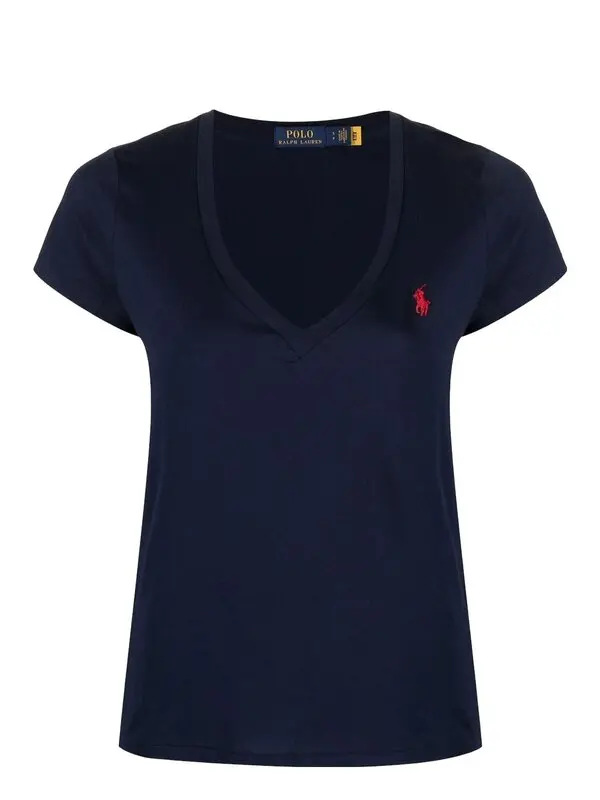 Polo Ralph Lauren Polo Pony V-neck T-shirt - Blue