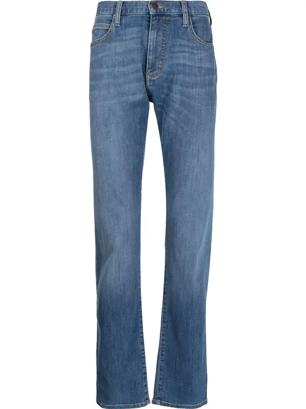 Emporio Armani Straight-leg Denim Jeans - Blue
