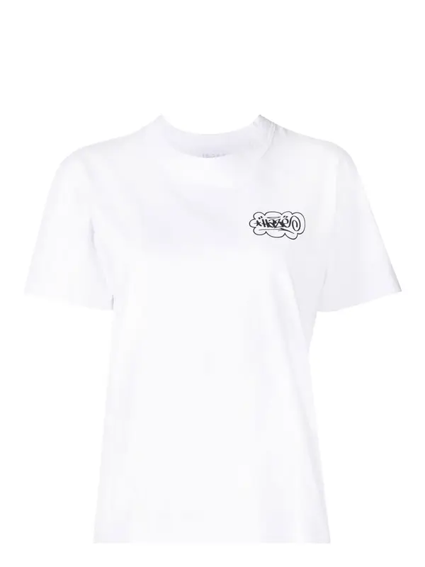 Sacai Graphic-print T-shirt - White