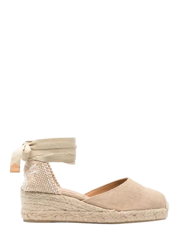 CastaÑer 50mm Wedge Espadrilles - Neutrals