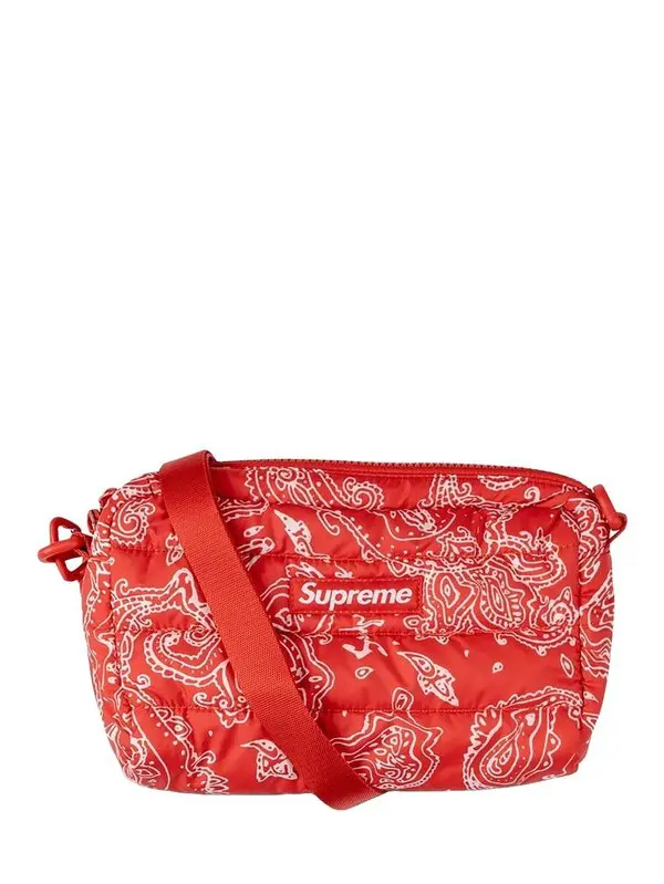 Supreme Puffer Side Bag - Red