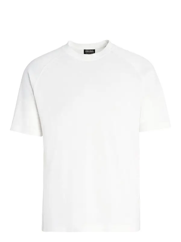 Zegna High Performance Wool T-shirt - White