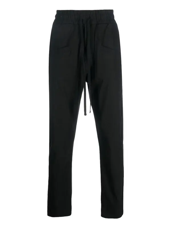 THOM KROM Drawstring Track Trousers - Black