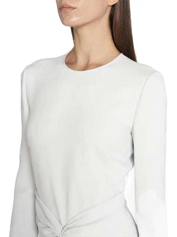 Giorgio Armani Ruched A-line Dress - Ice