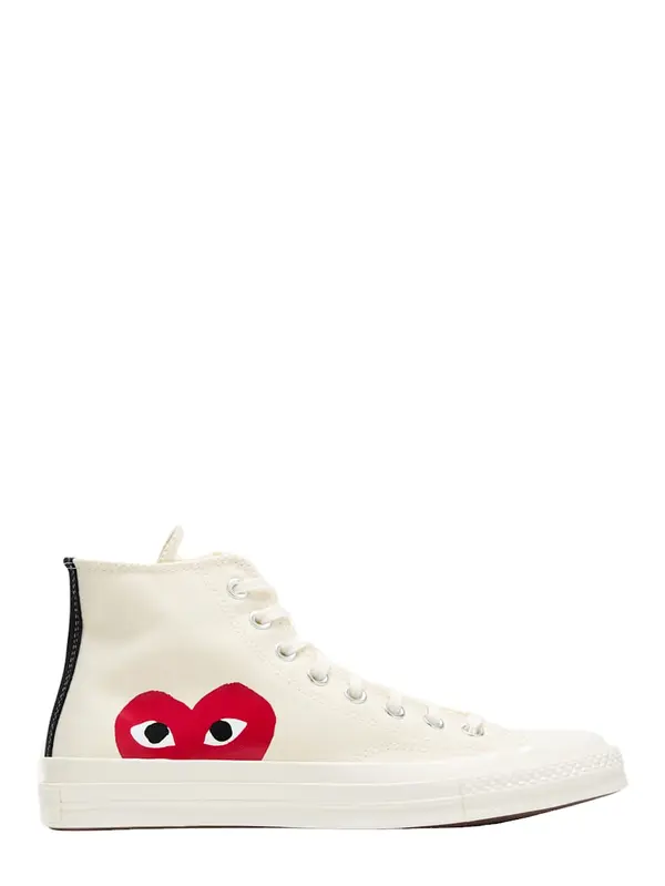 CDG PLAY X Converse Chuck Taylor High-top Sneakers - Beige