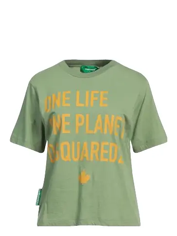 Dsquared2 Printed Organic Cotton T-shirt - Green