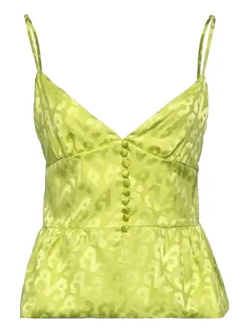 MARCO BOLOGNA Satin Top - Green