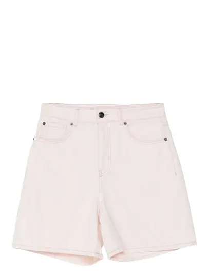 SEMICOUTURE Denim Shorts - Orange