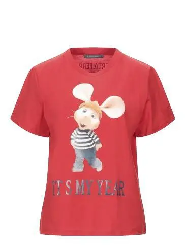 Alberta Ferretti Printed T-shirt - Red