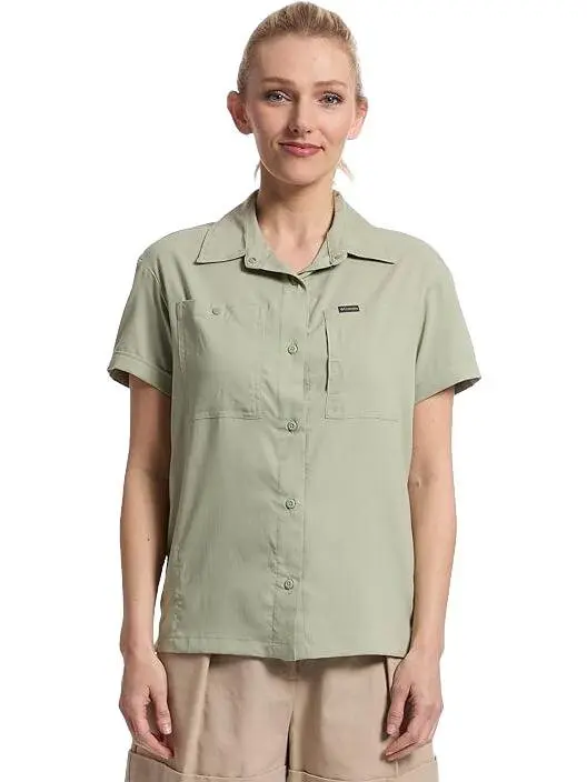 Columbia Silver Ridge Utility Short Sleeve Shirt - Tan