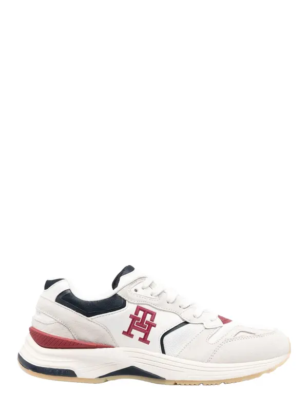 Tommy Hilfiger Panelled Low-top Sneakers - White