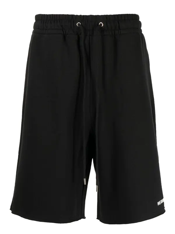 We11Done Logo-print Shorts - Black