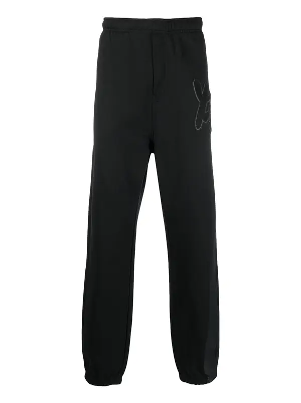 Y3 Appliqué Logo Track Trousers - Black